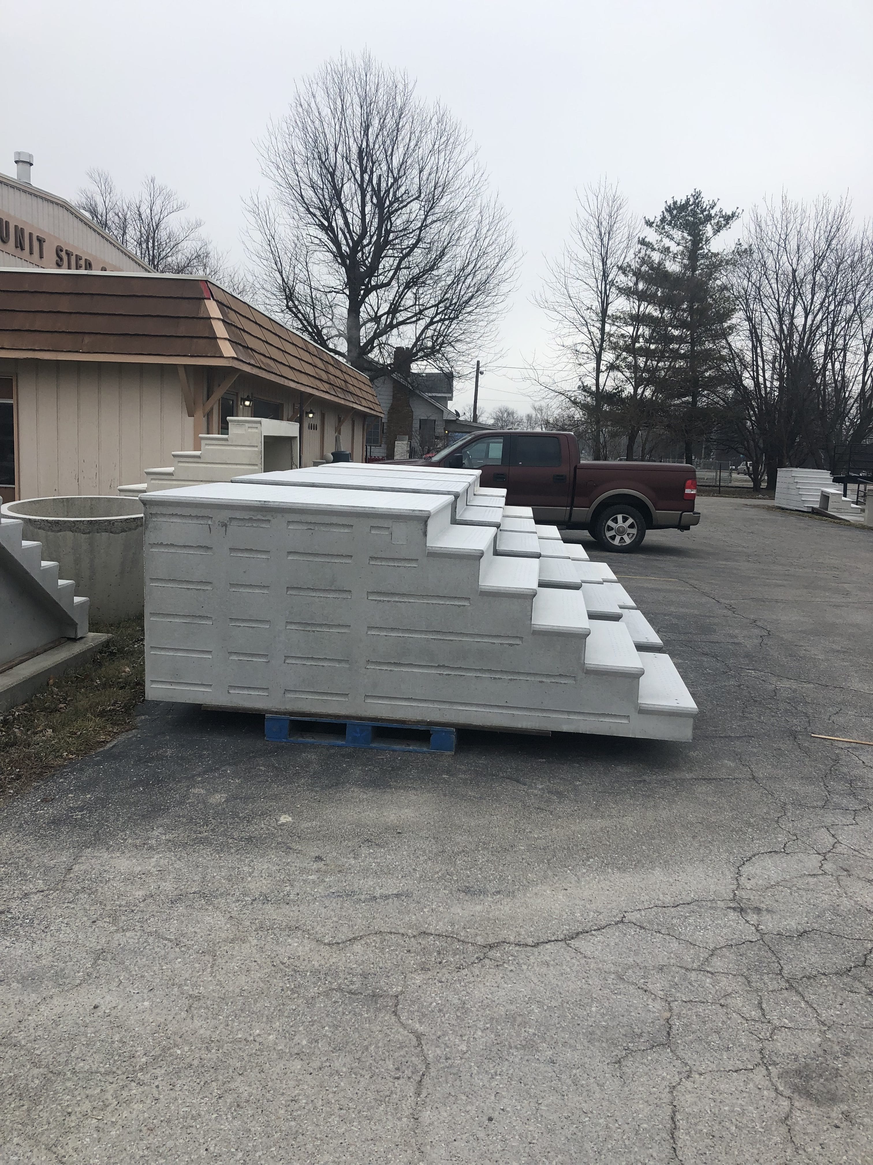 Unit Step | Custom Precast Concrete Steps, Pads & More
